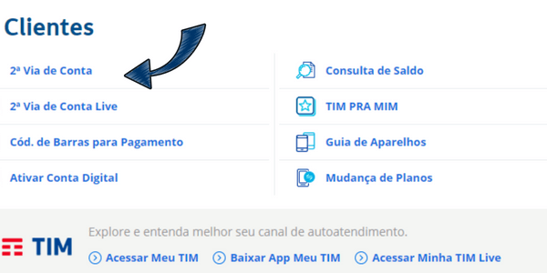 tim 2 via - Segunda Via de Conta de Telefone tim 2 via - Segunda Via de Conta de Telefone